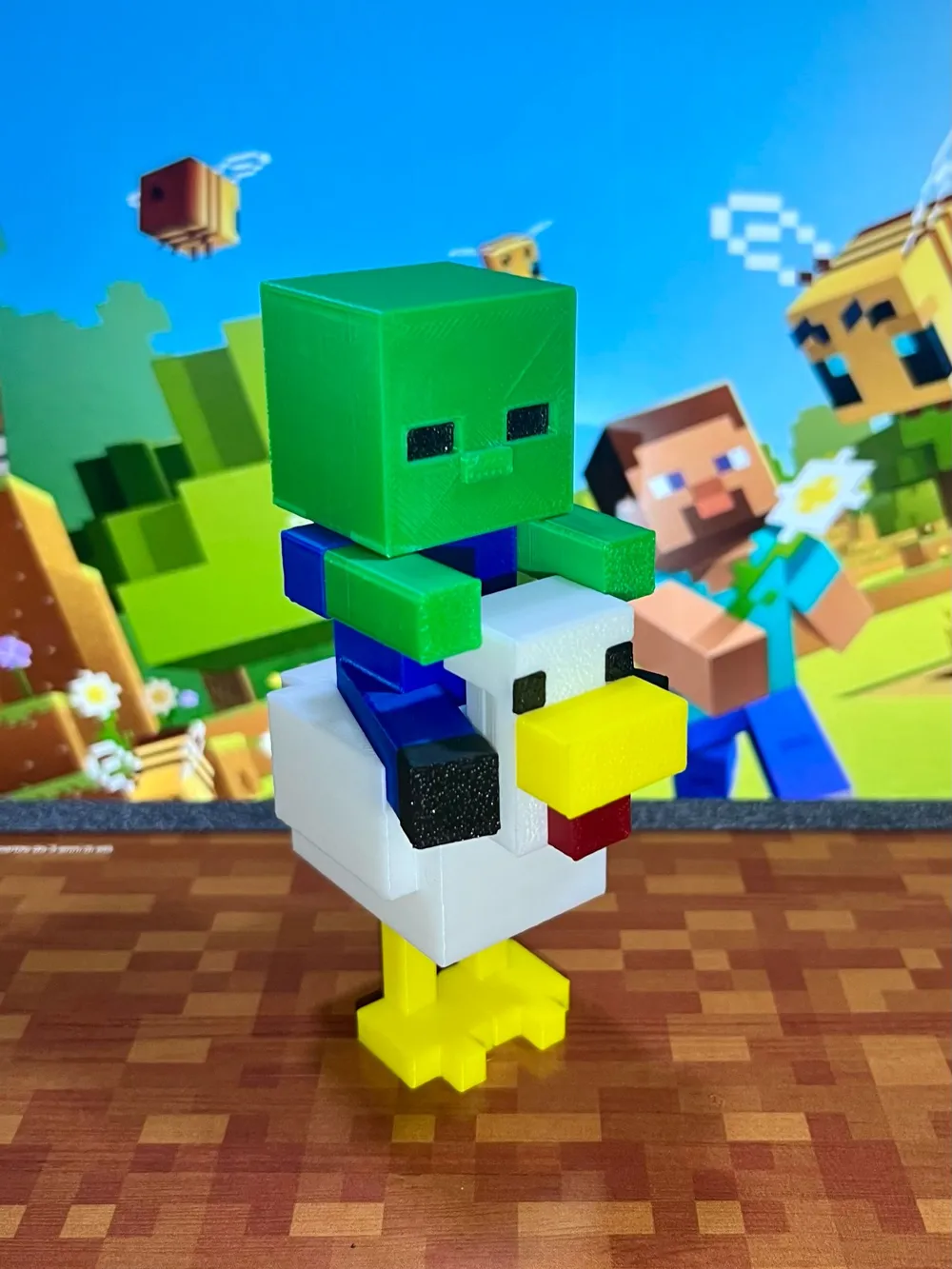 Chicken Jockey Minecraft by Yoo1810 MakerWorld: Download Free 3D Models