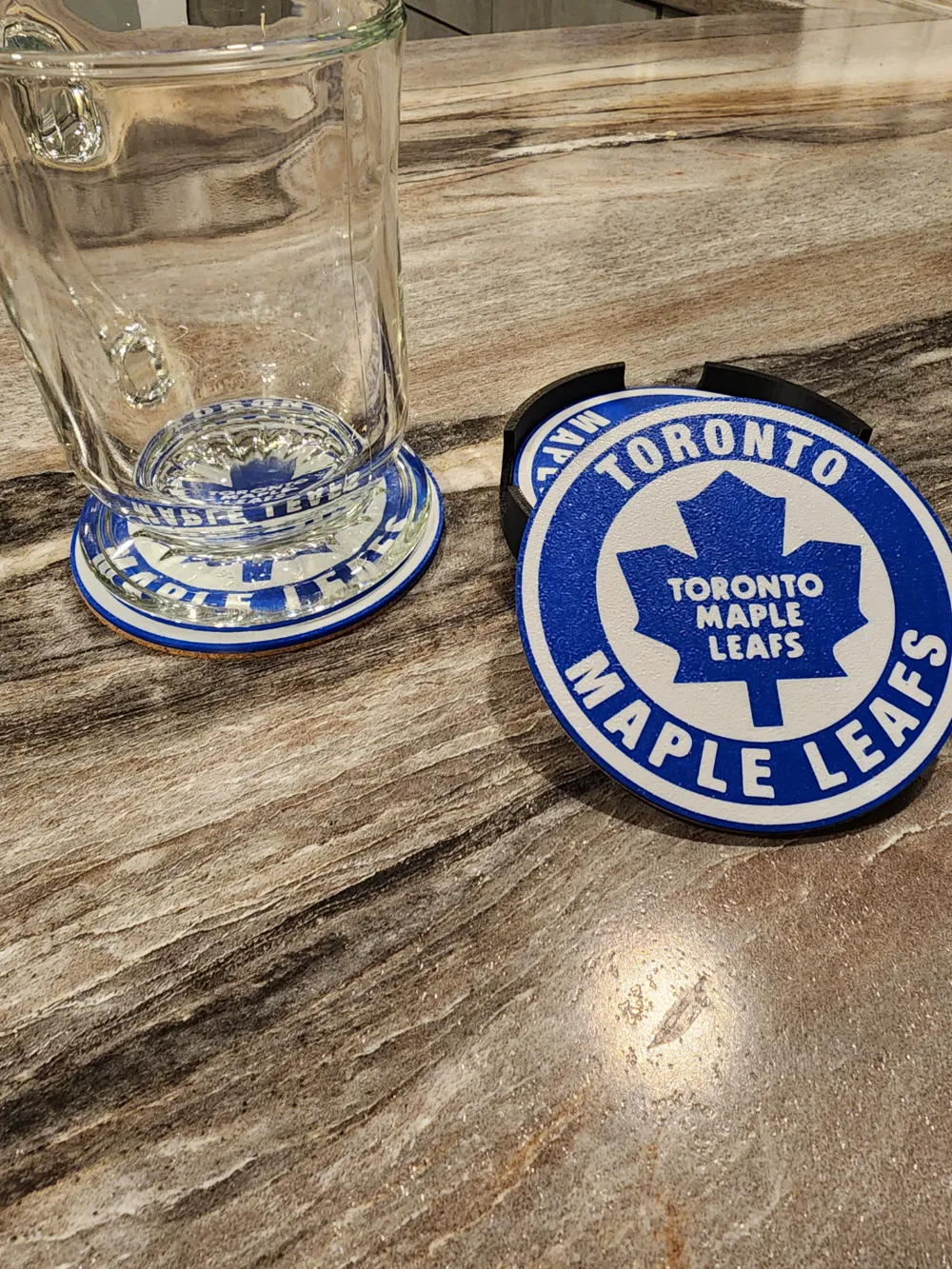 Toronto Maple Leafs Coaster Set by NewfoundPrints - MakerWorld