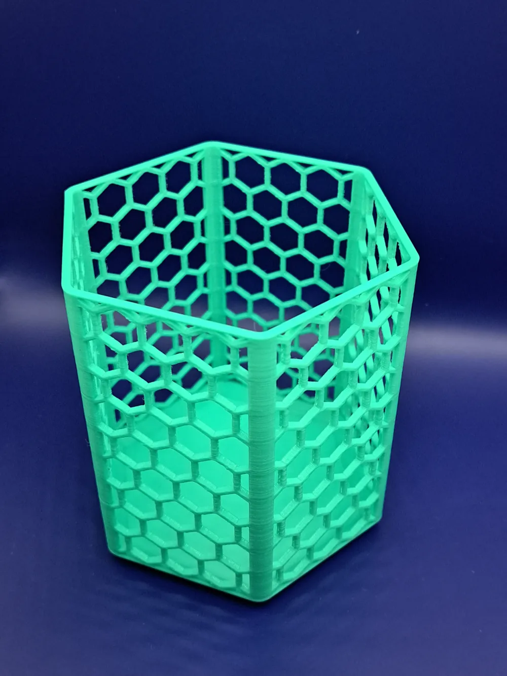Hexagon pen holder by Lytographum lab - MakerWorld