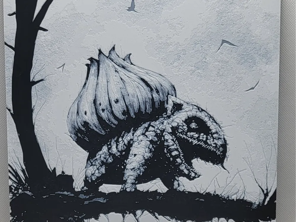 Creepy Pokemon Series - Bulbasaur (Hueforge) by PLAYERFORGE - MakerWorld
