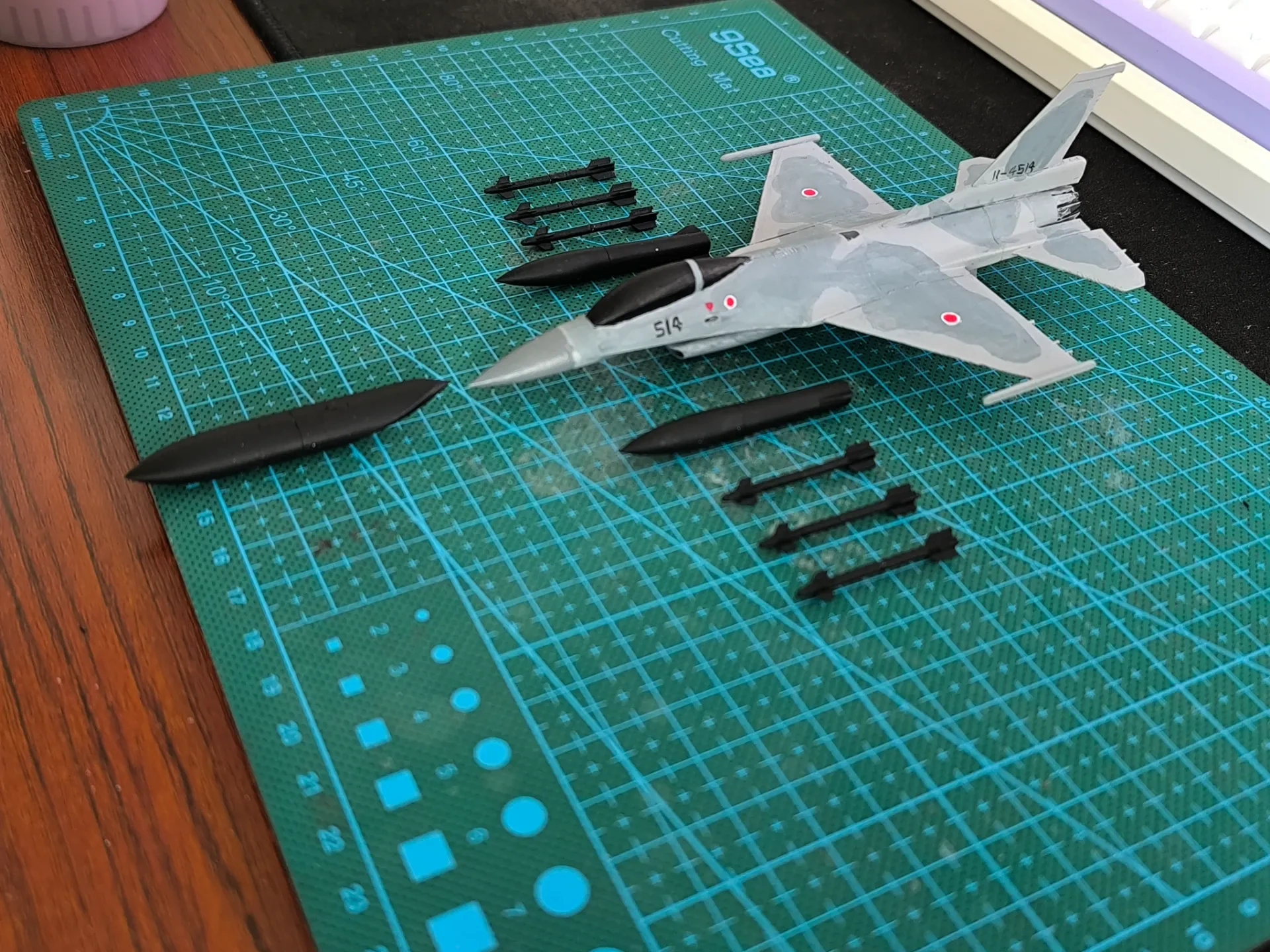 F-16 Fighting Falcon (with some Mitsubishi F-2 characteristics) Remixed by Tips2onion - MakerWorld