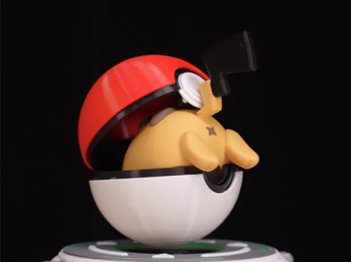 Magnetic Levitating PokeBall-Pikachu Remixed by 橙豆造物 MakerWorld ...