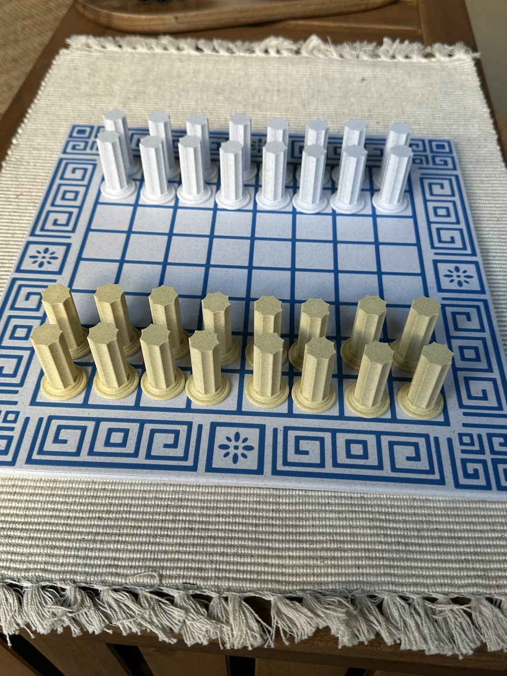 Petteia / Latrunculi 2 in 1 Game Board by Lykos MakerWorld: Download ...