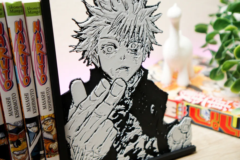 Bookend of Satoru Gojo's "Hollow Purple" by 3D Manga Panels MakerWorld ...