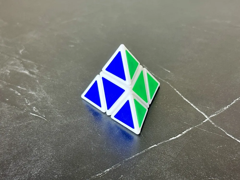 2x2 Pyramid Puzzle (Full 3D Printed) - Free 3D Print Model - MakerWorld