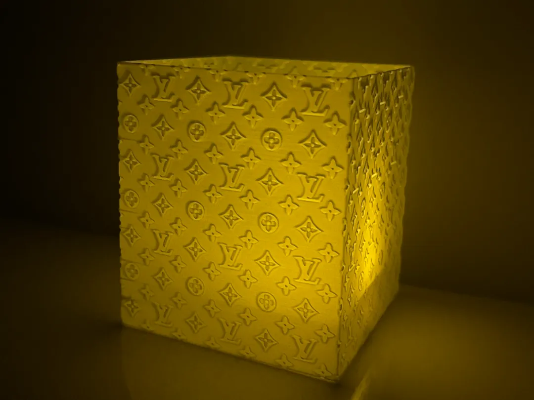 LV Lamp - Light Box - Free 3D Print Model - MakerWorld