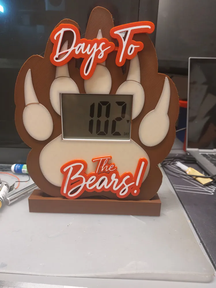 Days to Disney Countdown Timer - Free 3D Print Model - MakerWorld
