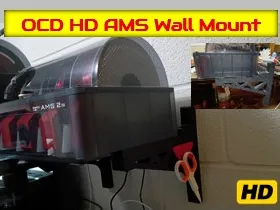 OCD HD AMS Wall Mount Bracket - Free 3D Print Model - MakerWorld