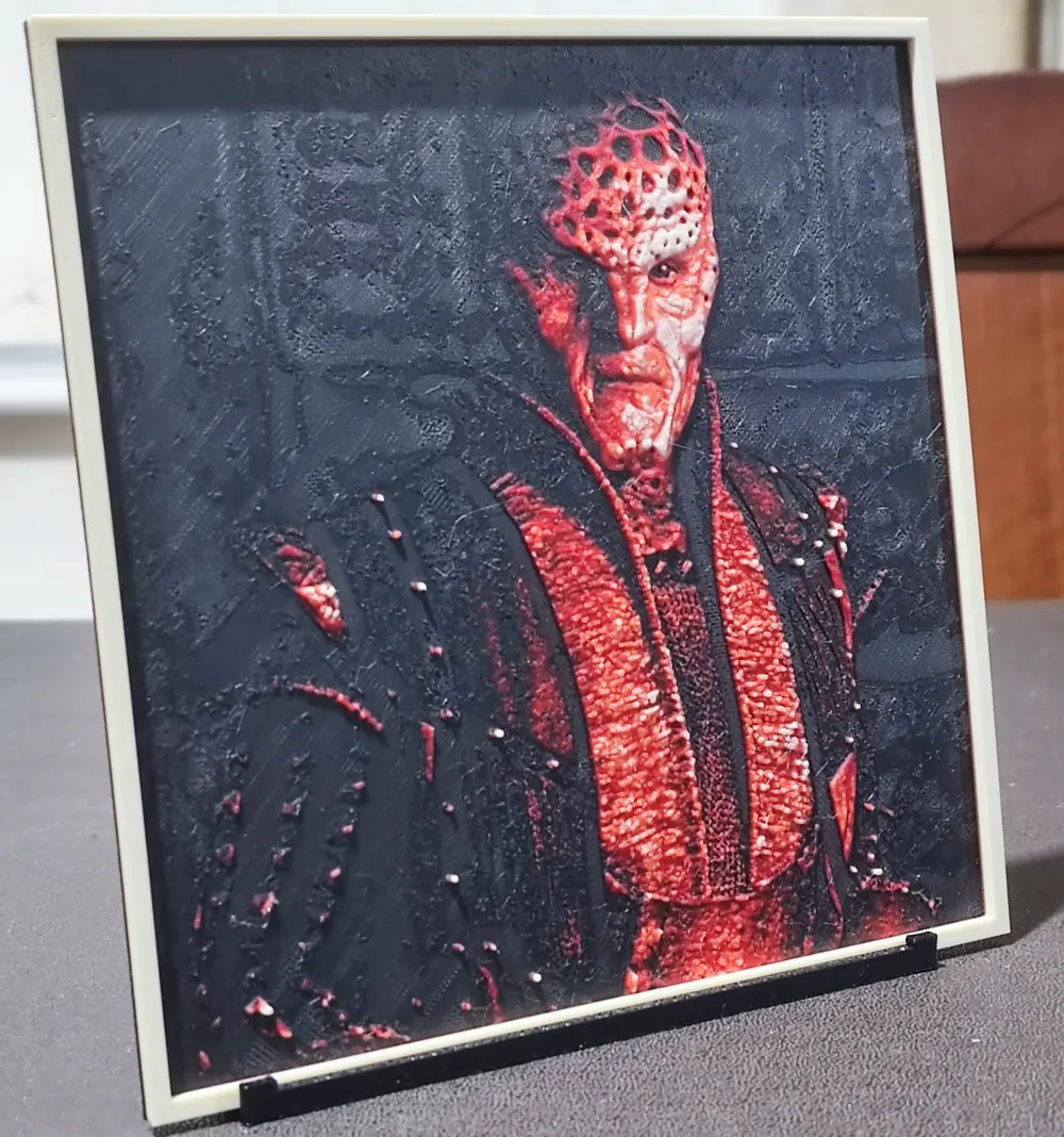 G'kar - Babylon 5 HueForge 4 Color (Dark Version) by BoDad - MakerWorld