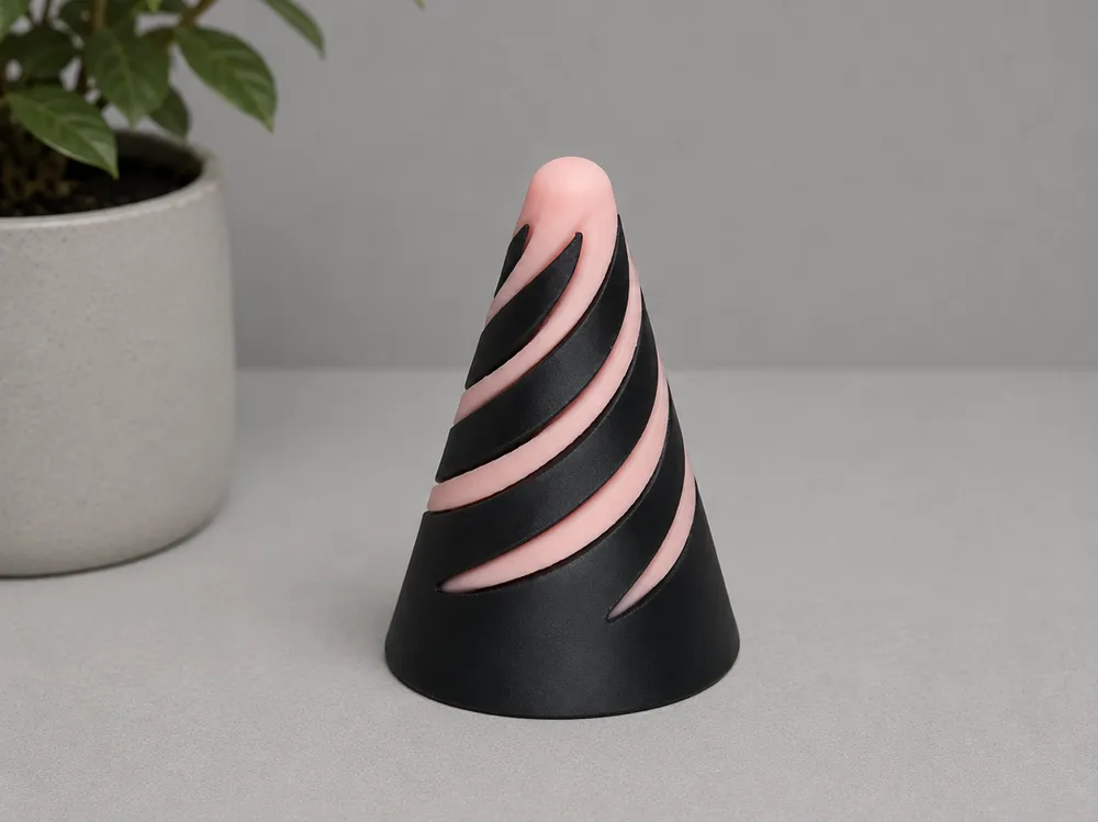 Spiral Cone Figet - Free 3D Print Model - MakerWorld