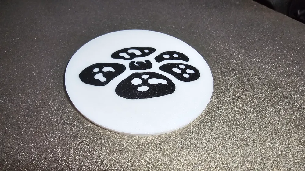 pokemon jungle symbol coaster by Melmski1 - MakerWorld