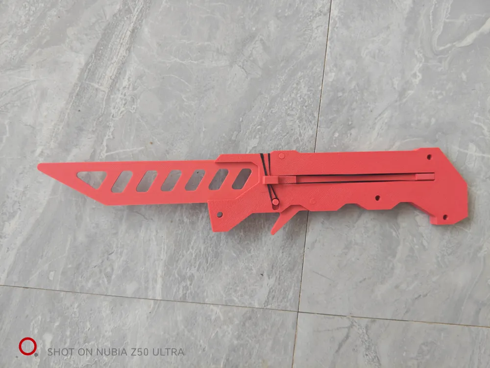 Spring-loaded Knife by Silly fish - MakerWorld
