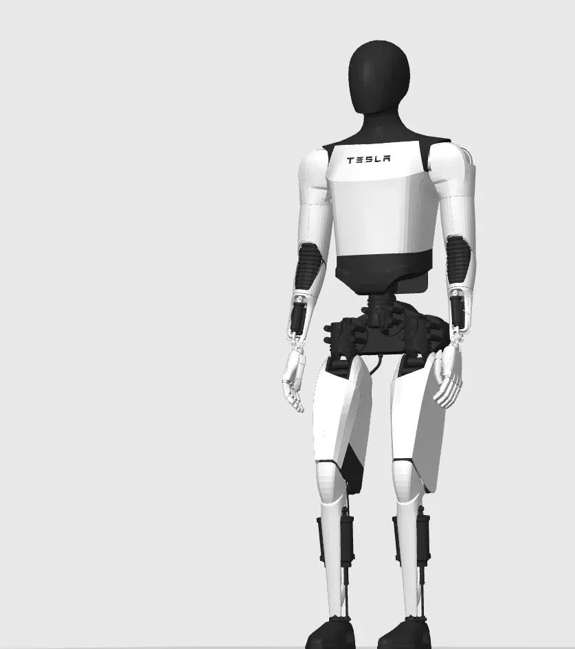 Articulated Tesla Optimus V2 - Free 3D Print Model - MakerWorld