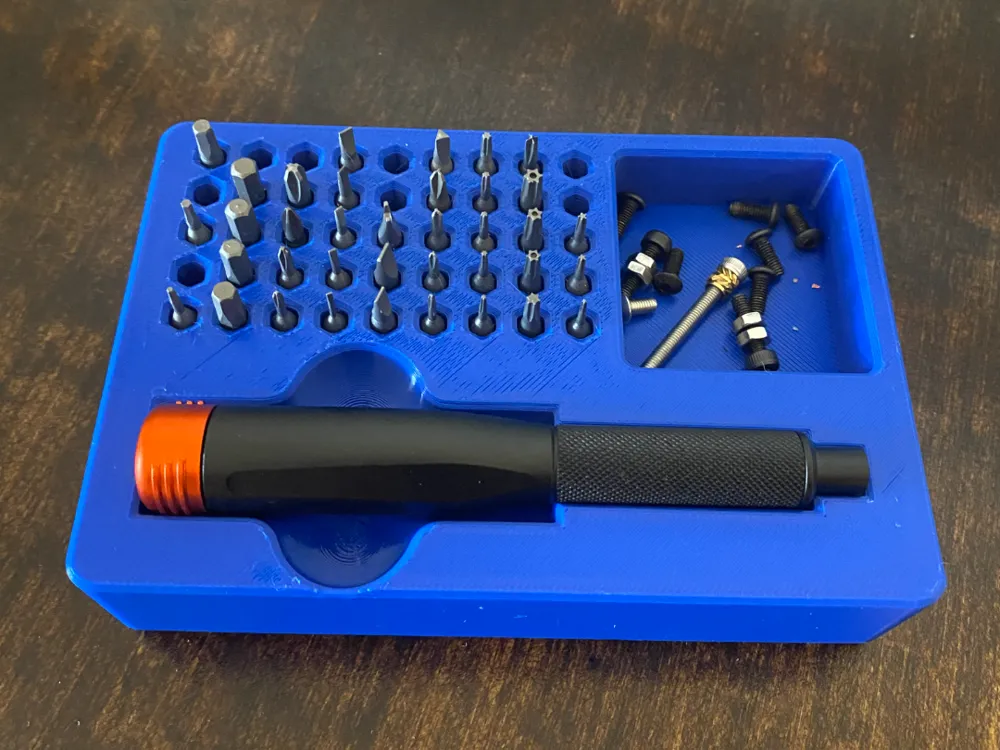 LTT Precision Screwdriver Holder - Gridfinity by iceman011235 - MakerWorld