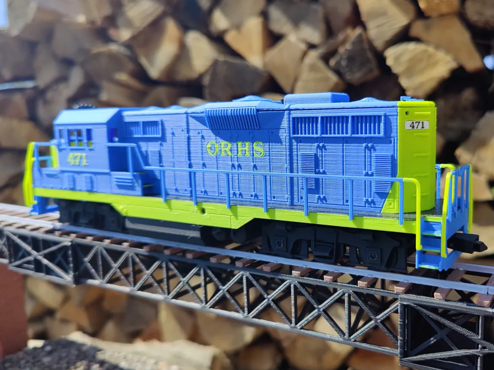 ORHS 471 号——龙铁路的 GP7u 机车 二次创作 - 来自 nullrails - MakerWorld