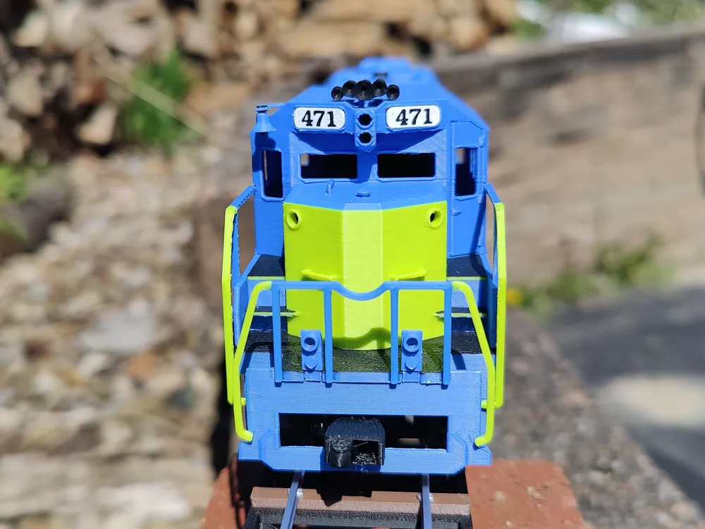 ORHS 471 - GP7u Locomotive for Dragon Railway Remixed by nullrails MakerWorld: Download Free 3D ...