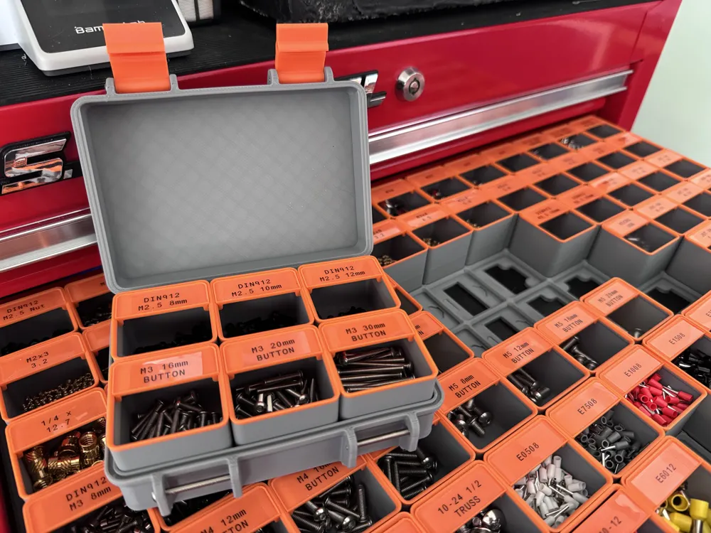 Rugged Box for Gridfinity 5U Bins Remixed by Andre P - MakerWorld