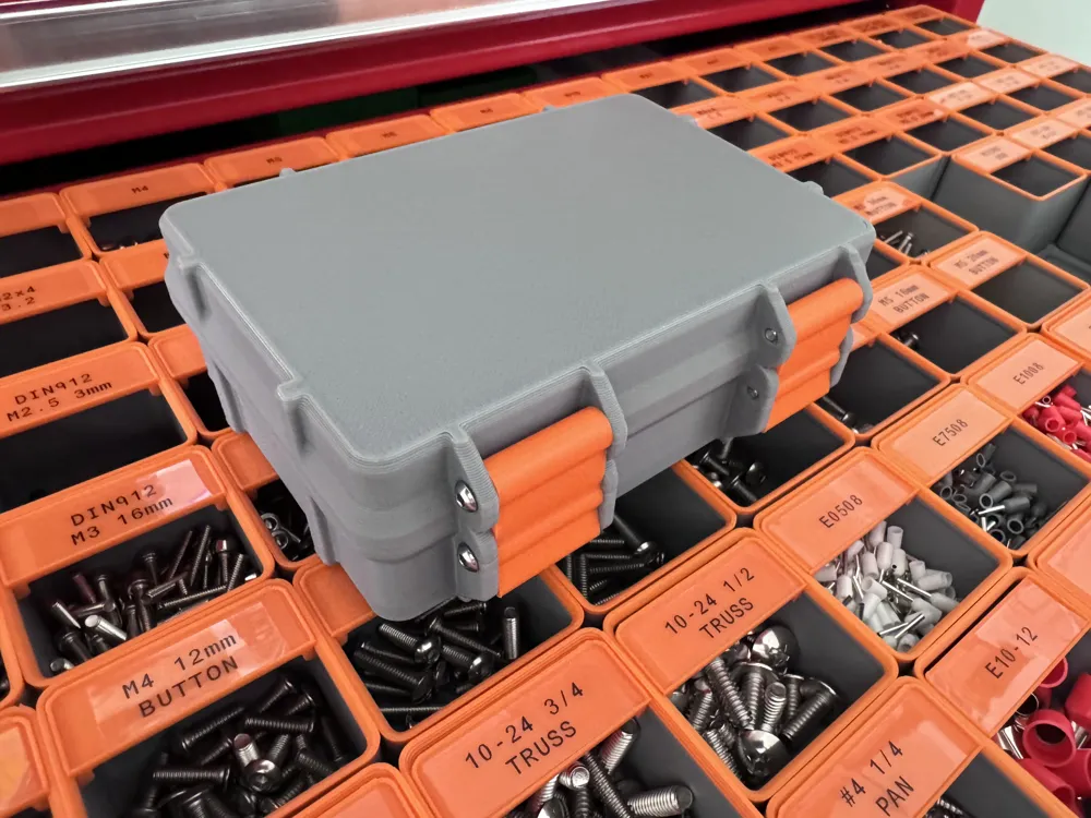 Rugged Box for Gridfinity 5U Bins Remixed by Andre P - MakerWorld