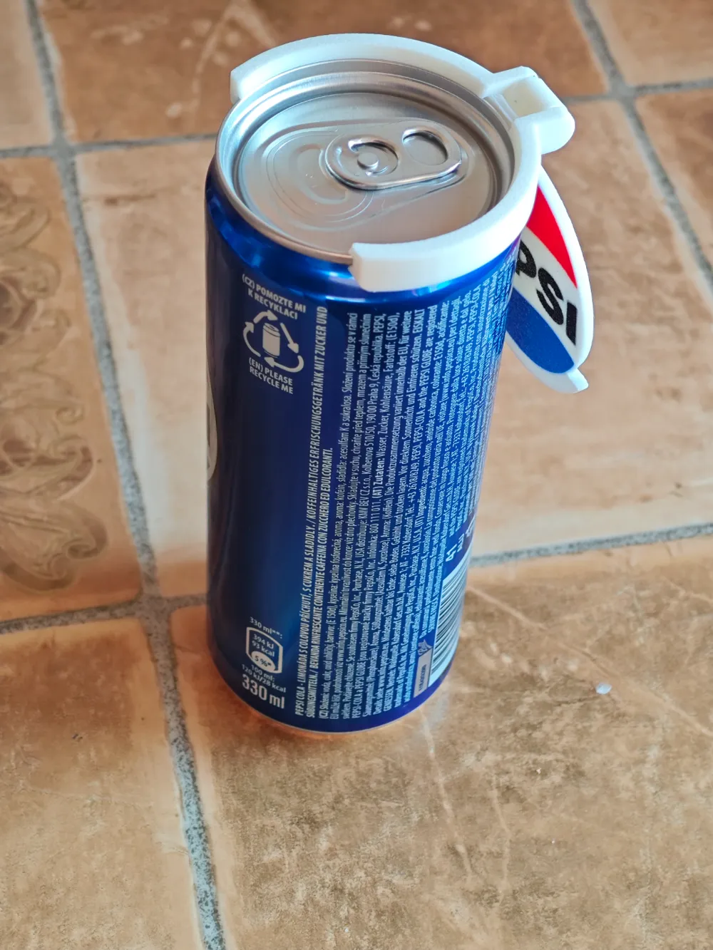 PEPSI can lid, printed in one piece - Free 3D Print Model - MakerWorld