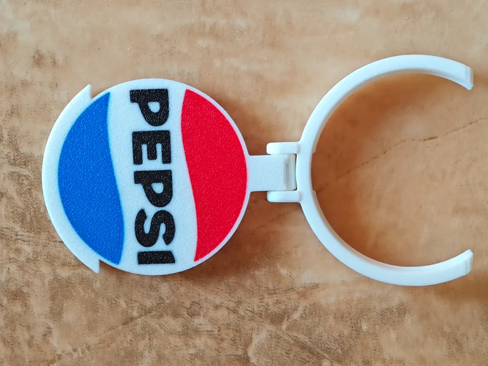 PEPSI can lid, printed in one piece - Free 3D Print Model - MakerWorld
