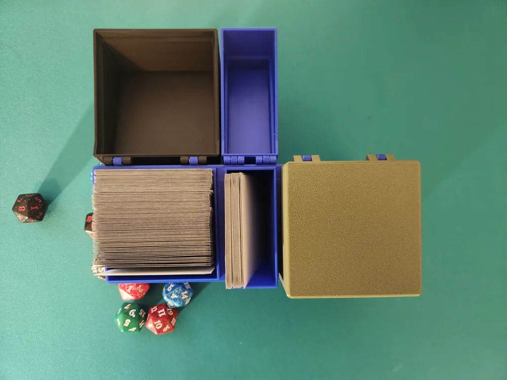 Double Deck Box for two 100+ single sleeve cards by Mirran.Workshop ...