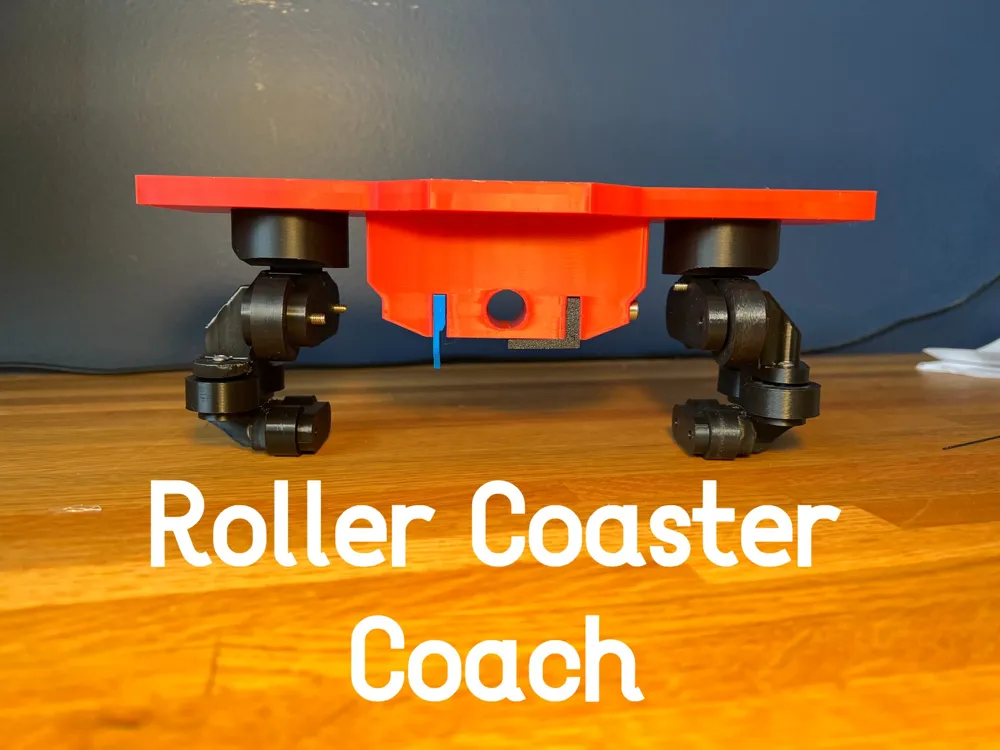 Roller Coaster Coach (train plate) by BlakeLLDavis MakerWorld: Download ...