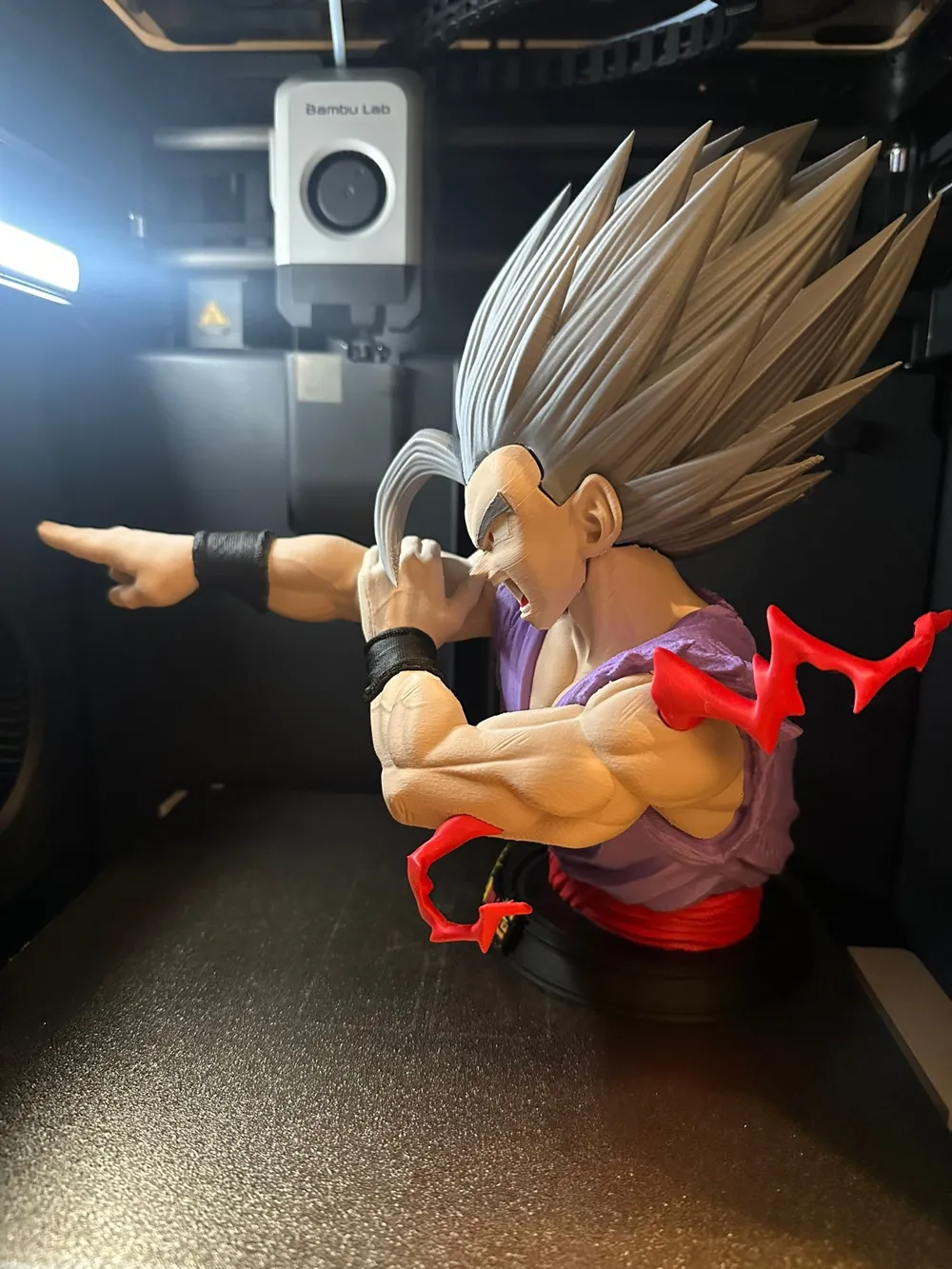 GOHAN BEAST BUST - Free 3D Print Model - MakerWorld