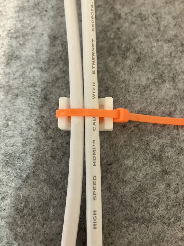 Customizable Cable Zip Tie Mount - Free 3D Print Model - MakerWorld