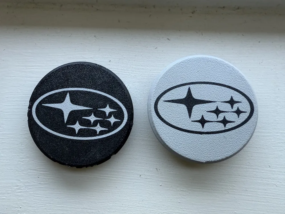 Center wheel cap for Subaru - Free 3D Print Model - MakerWorld