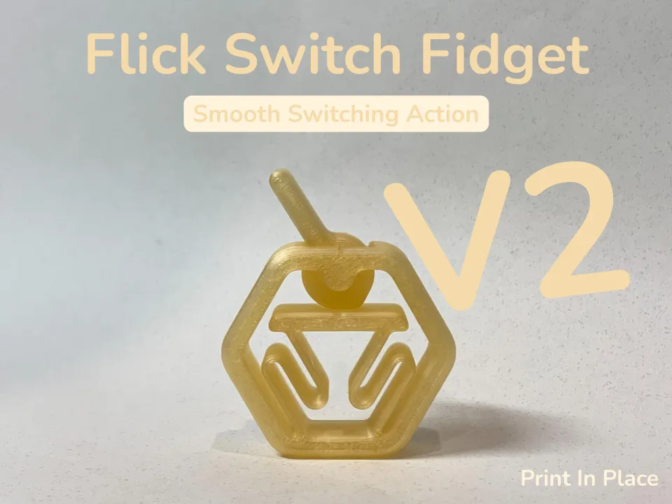 Flick Switch Fidget V2 - Free 3D Print Model - MakerWorld
