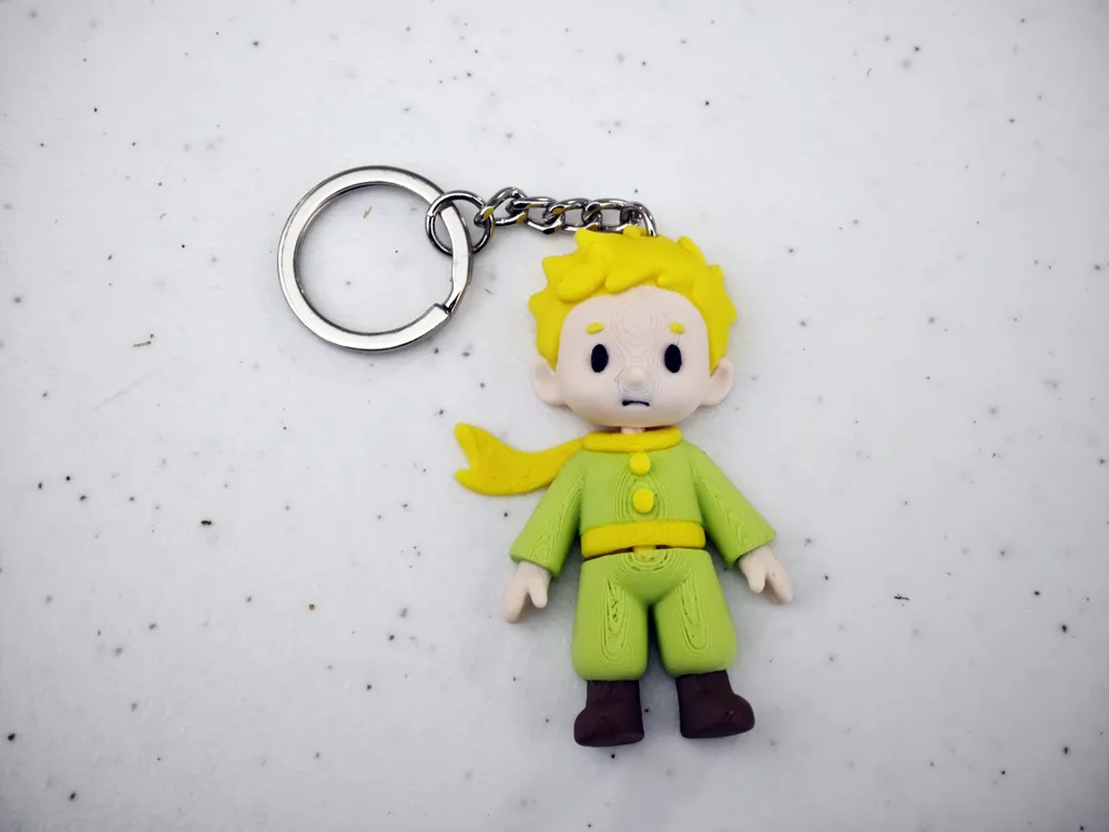 Little Prince Mini Flexi Keychain - Free 3D Print Model - MakerWorld