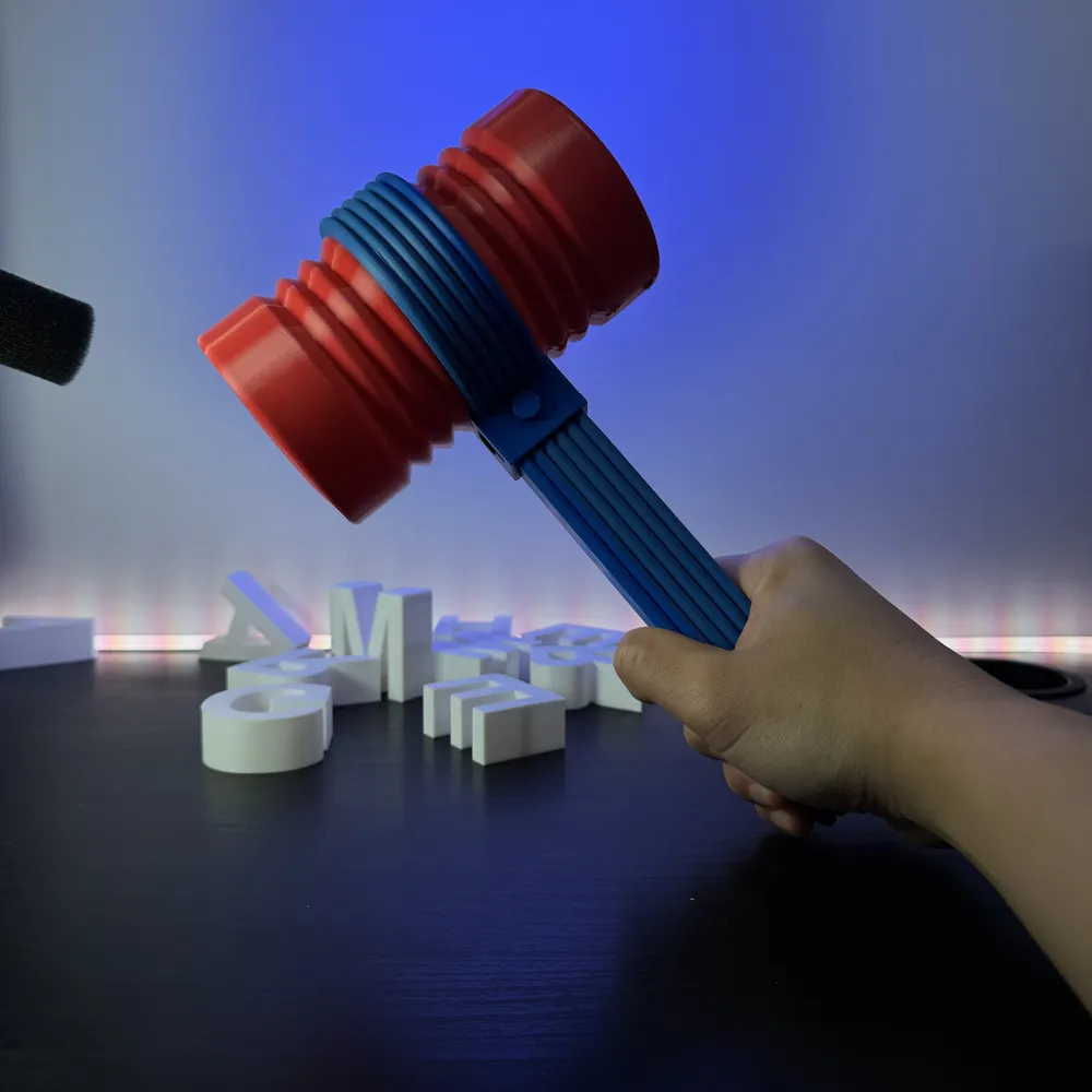 RAGE HAMMER | TPU Stress toy by Pipin World - Free 3D Print Model ...