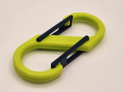 Dual Carabiner (S-Type) - Free 3D Print Model - MakerWorld