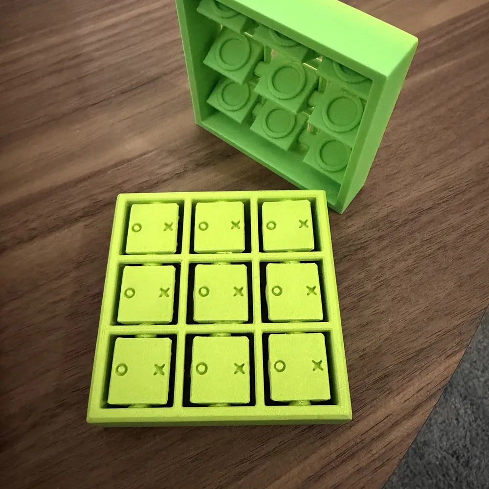 Tic Tac Toe Fidget Toy – Print-In-Place - Free 3D Print Model - MakerWorld