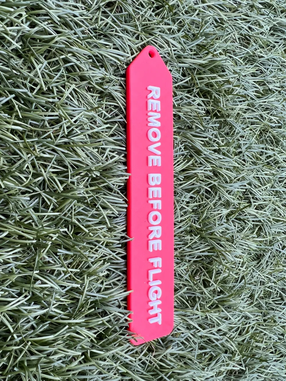 REMOVE BEFORE FLIGHT Label Keyring Keychain by Jack3D - MakerWorld