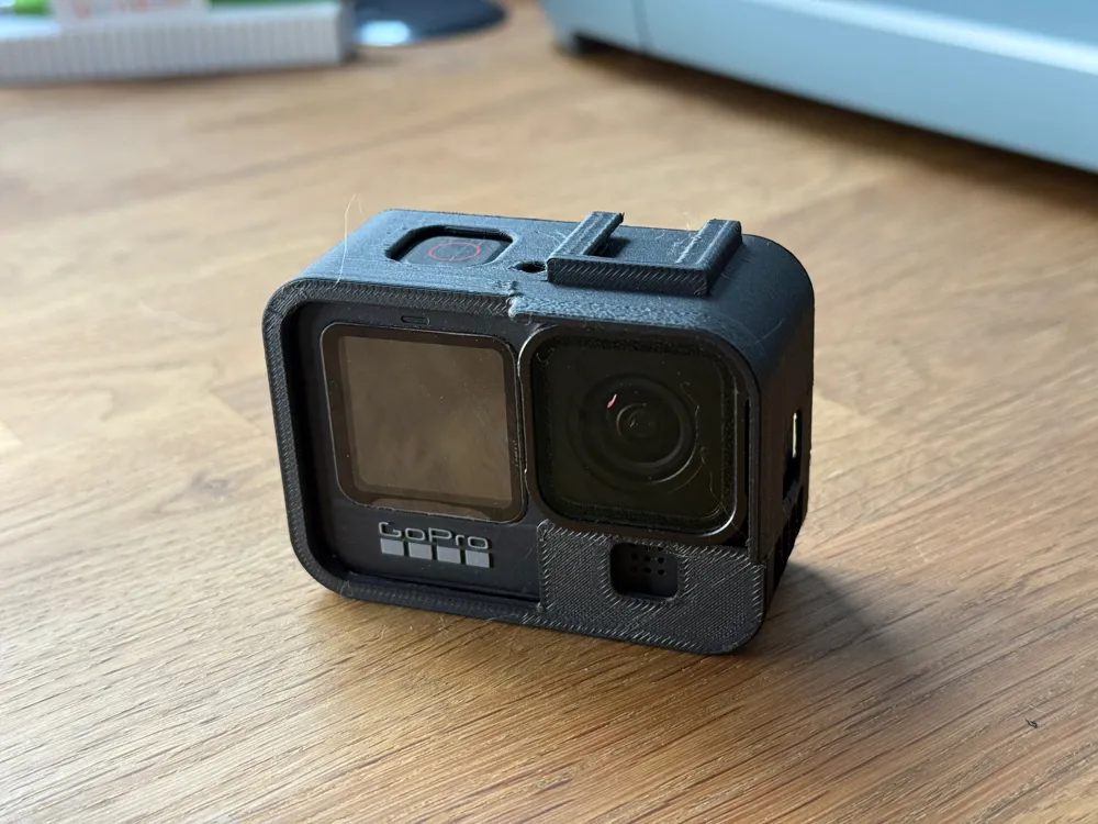 GoPro Hero 8, 9, 10, 11, 12 Case - Wind Protection - Free 3D Print ...