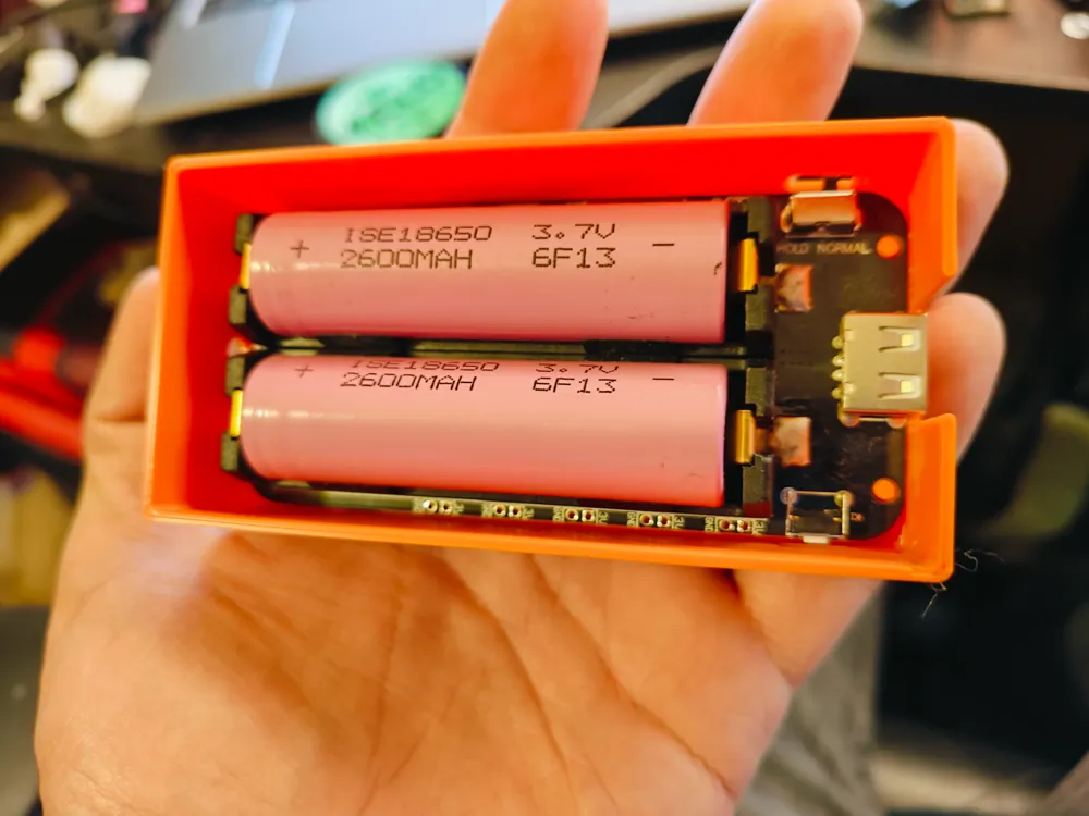 Double 18650 UPS Module Case by Zetta ArtMakerWorld: Download Free 3D ...