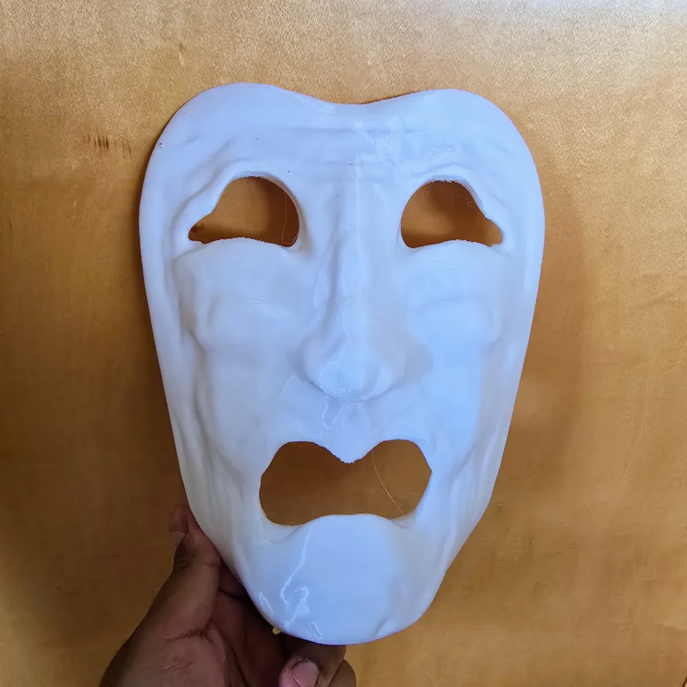 Lethal Company Comedy & Tragedy Masks - Free 3D Print Model - MakerWorld