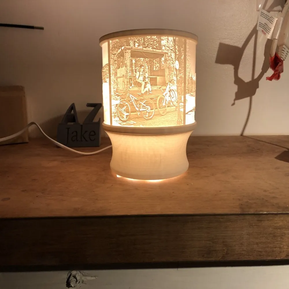 Lithophane Lamp Base by AzJake Creations - MakerWorld