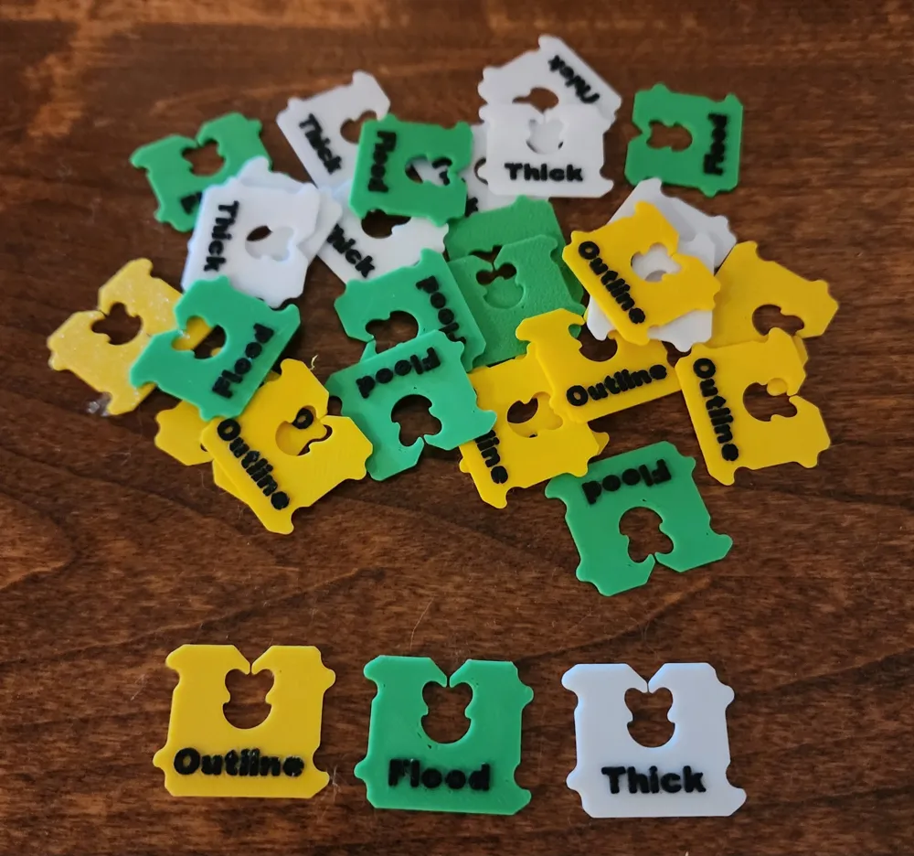 Icing Piping Bag Tags - Free 3D Print Model - MakerWorld