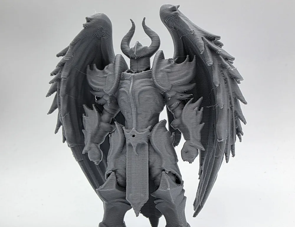 Winged Demon in Armor Miniature by Triple G Workshop MakerWorld ...