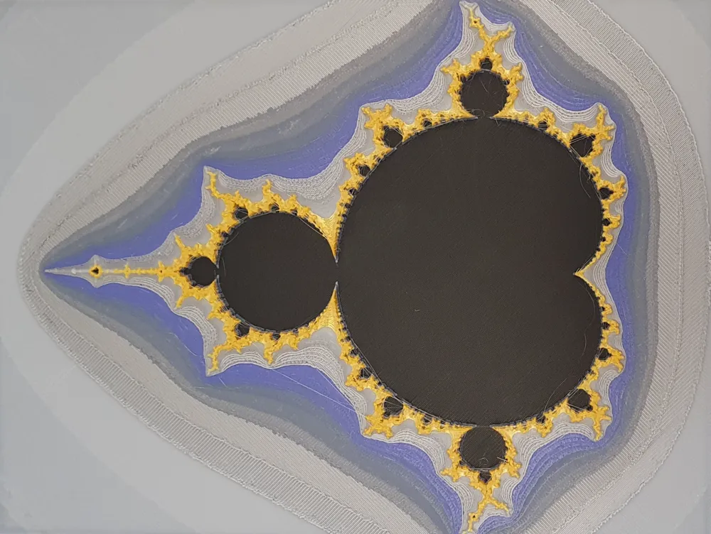 Fractal Mandelbrot Set - HueForge by raskal - MakerWorld