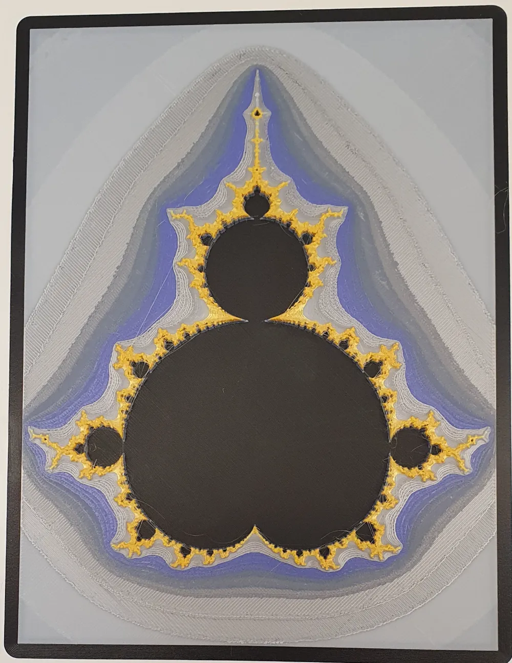 Fractal Mandelbrot Set - HueForge by raskal - MakerWorld