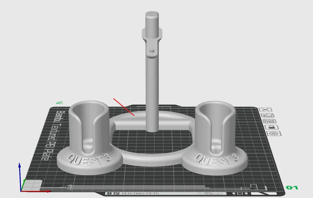 Meta Quest 3 Stand Remixed by Rewilo - MakerWorld