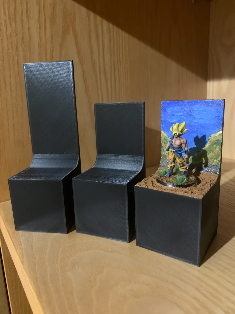 BACKDROP DISPLAY PLINTH - DISPLAY MINIATURE BASE by Art.N.Game - MakerWorld