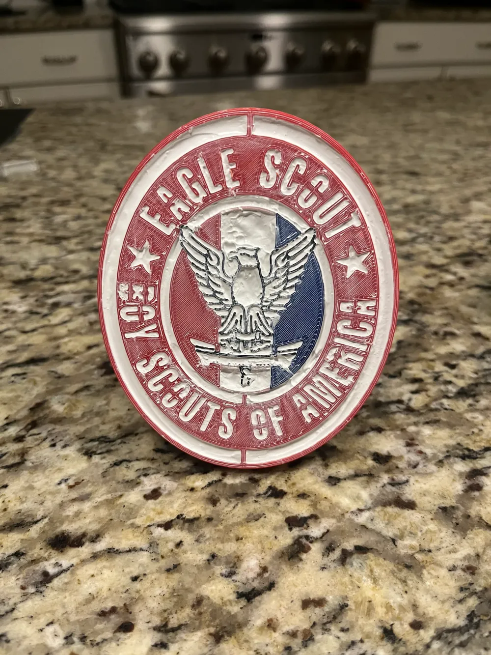 Eagle Scout Hitch Cover by ben91376 - MakerWorld