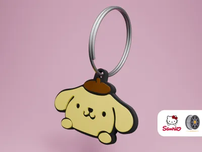 Pompompurin | Sanrio Keychain Series by Mike.stl MakerWorld: Download ...