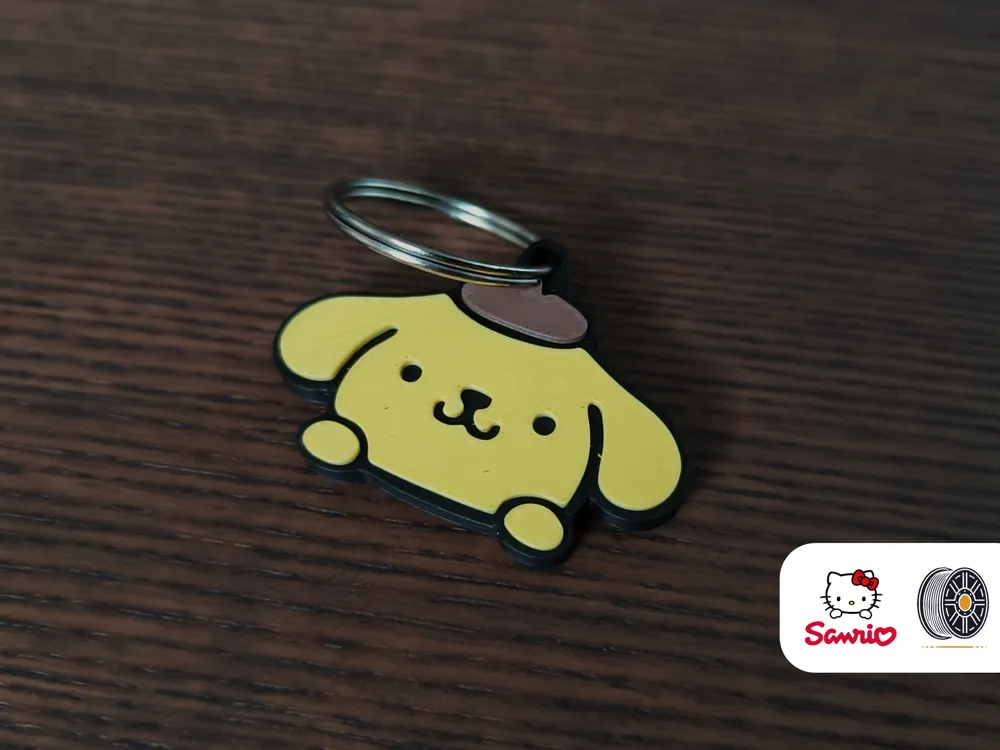 Pompompurin | Sanrio Keychain Series by Mike.stl MakerWorld: Download ...