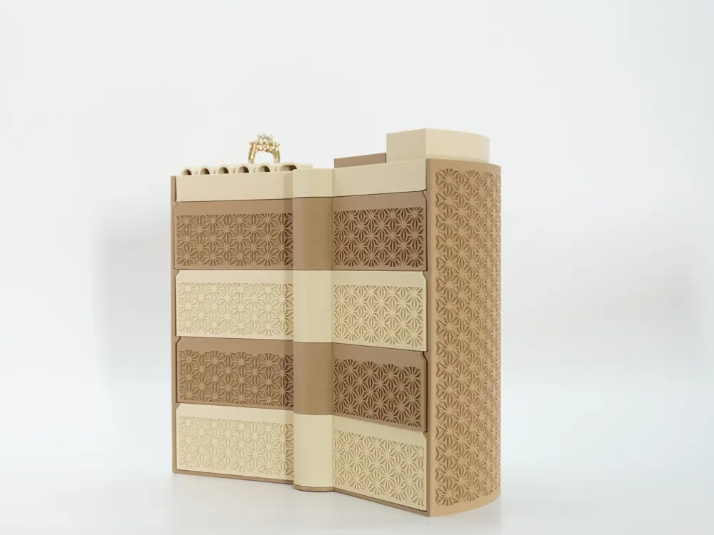 Spiral Luxe – Jewelry Storage Box by 3D Paint Lab MakerWorld: Download ...