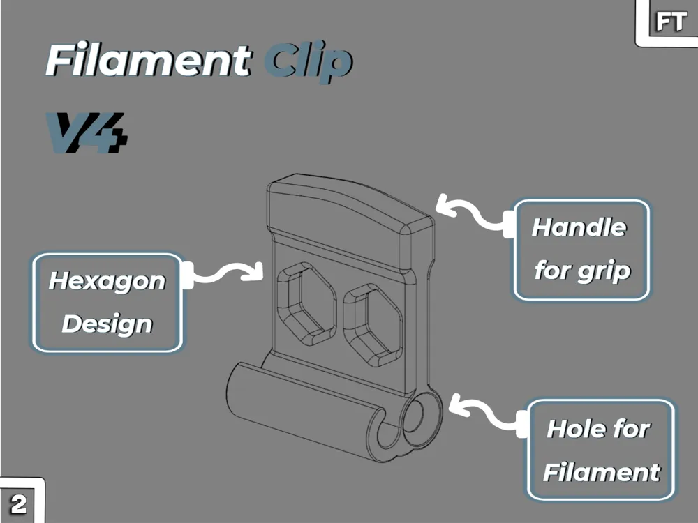 Filament Clip V4 by Tim MakerWorld: Download Free 3D Models